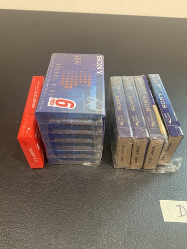 Lot Of 10 Sony Blank Audio Cassette Tapes Hi Fi Type I (1) Normal Bias ...