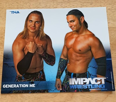 THE YOUNG BUCKS GENERATION ME 2011 TNA WRESTLING 8X10 PROMO PHOTO UN ...