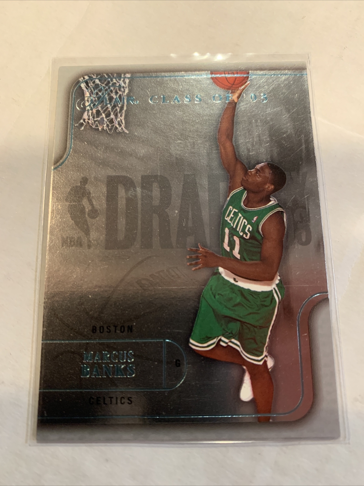 MARCUS BANKS 2003-04 FLAIR CLASS OF ‘03 /500 ROOKIE BOSTON CELTICS SP ...