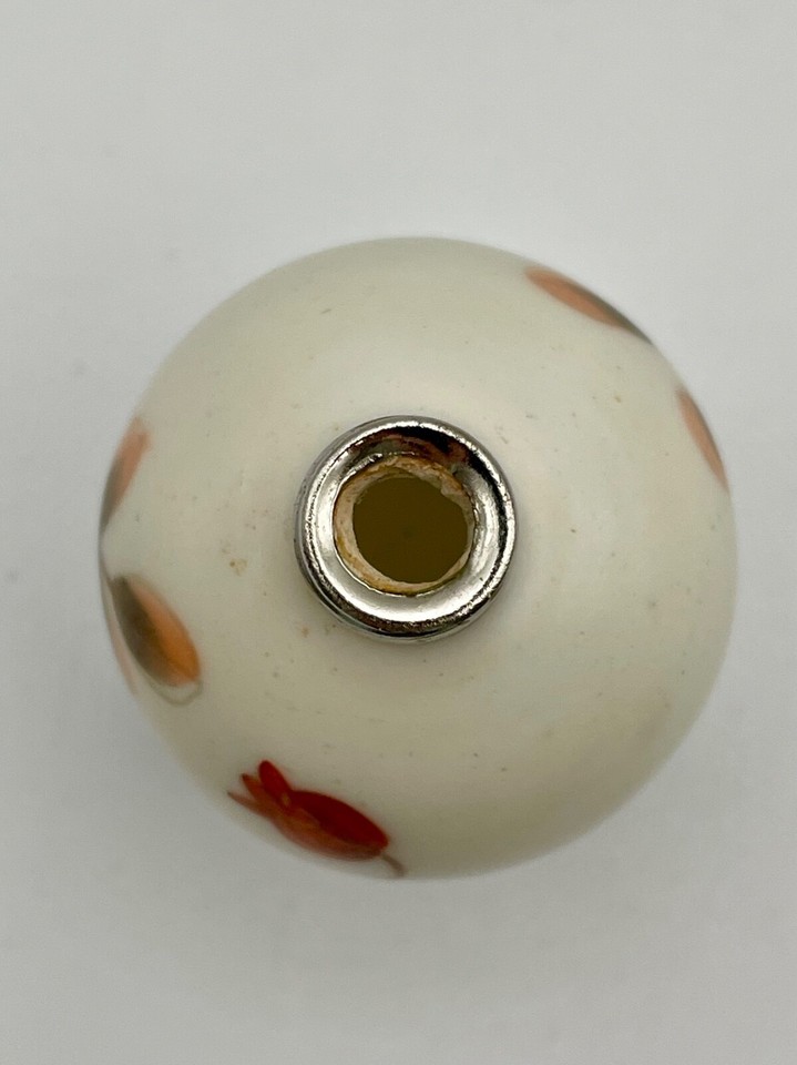 Unusual Antique White Porcelain Scent Perfume Bottle On Three Ball Feet ...