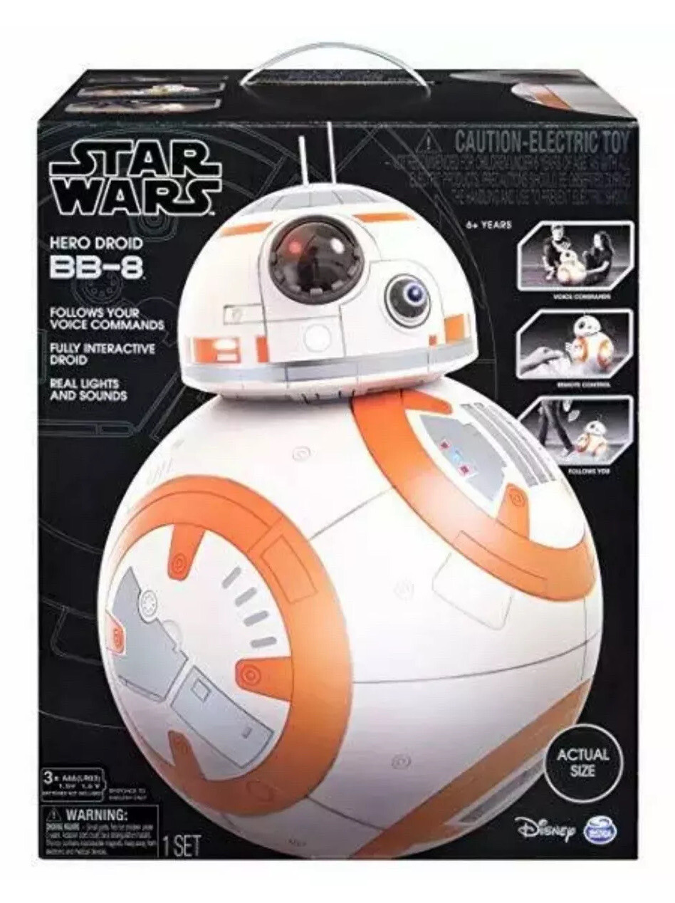 Star Wars Hero Droid BB-8 Fully Interactive Remote Control Movie Real ...