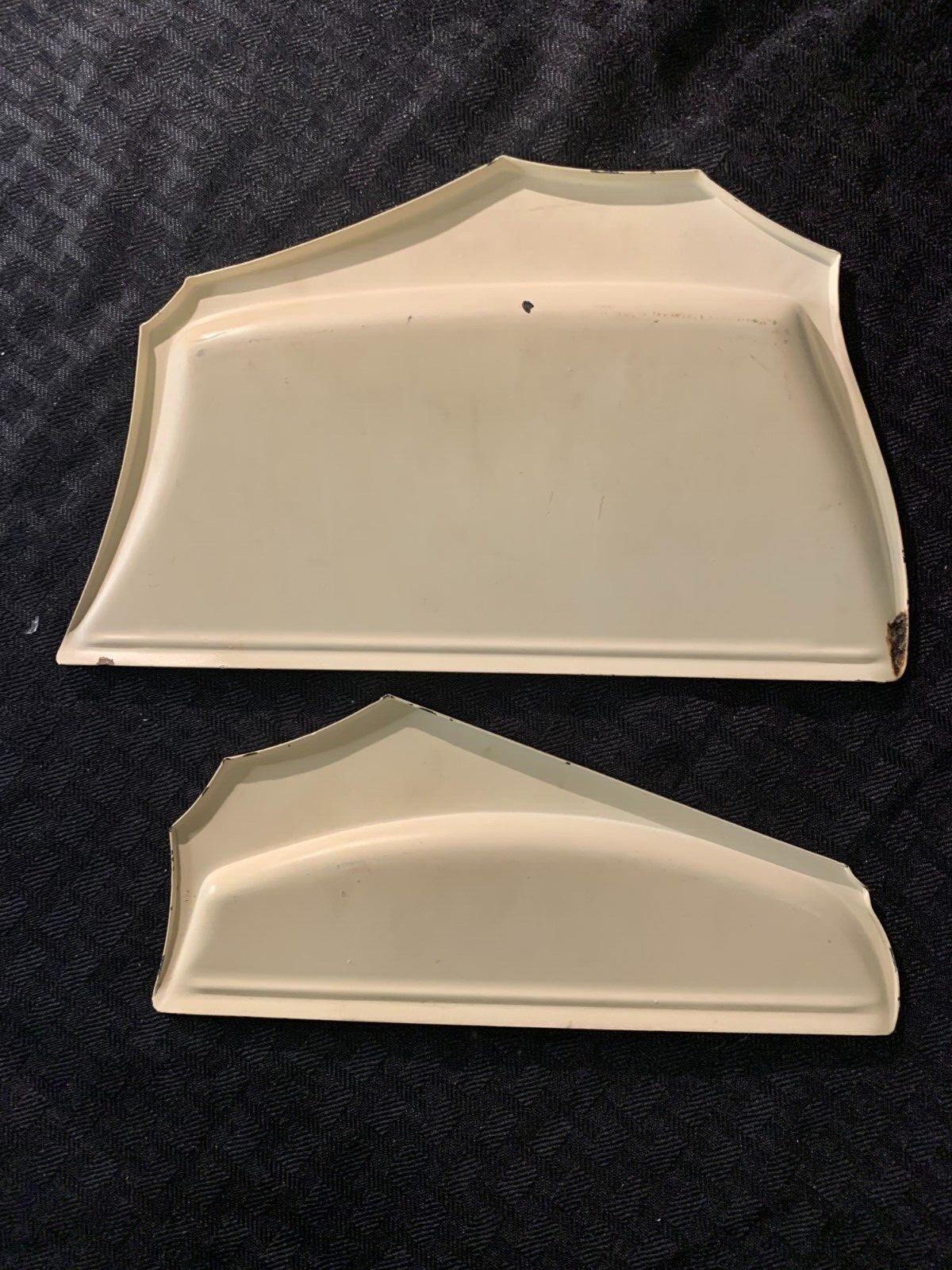 Vintage Crumb Catcher Dust Pan Table Butler Sweeper Tray Set of 2 Hand ...