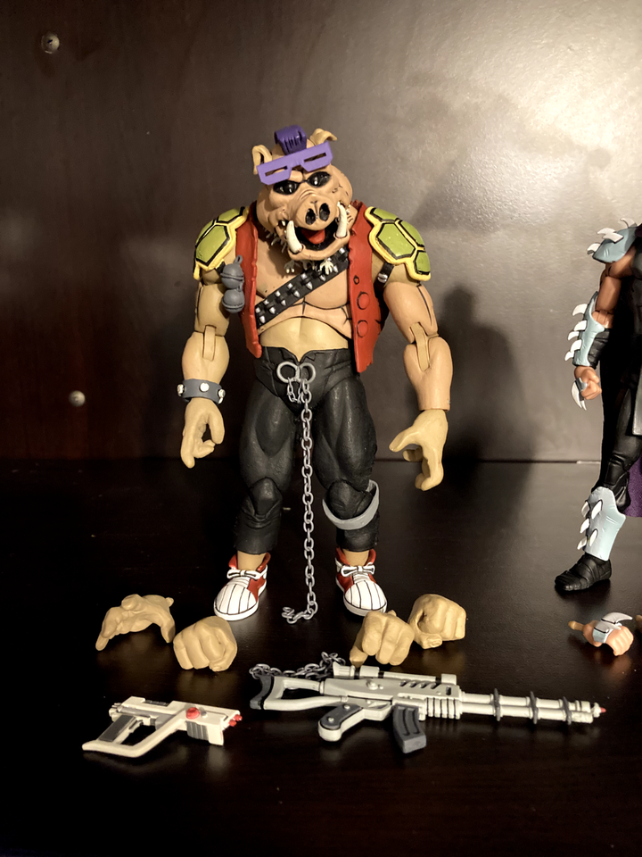 NECA Animated SHREDDER BEBOP ROCKSTEADY TEENAGE MUTANT NINJA TURTLES ...