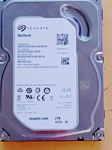 Seagate Skyhawk 2TB (ST2000VX003 ) 3.5 Tested working 100 %, Prefect | eBay