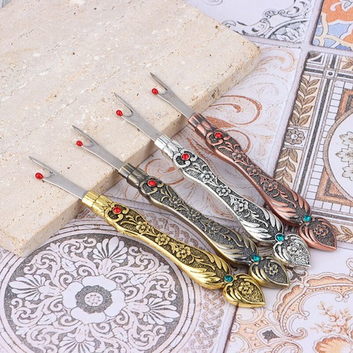 Vintage Metal Handle Craft Thread Cutter Seam Ripper Stitch Unpicker ...