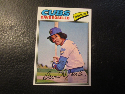 1977 TOPPS CARD#92 DAVE ROSELLO CUBS NMMT+ | eBay