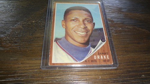 1962 TOPPS # 162 SAMMY DRAKE BASEBALL CARD | eBay