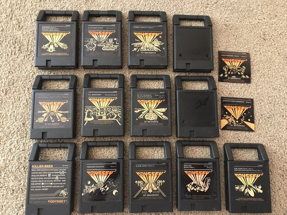 Magnavox Odyssey 2 Console with Controllers, Wiring & 13 Games ...