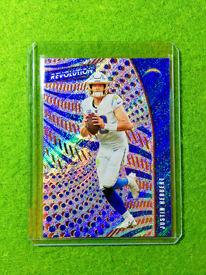 Justin Herbert SILVER PRIZM RAPTURE CARD CHARGERS 2021 Panini ...
