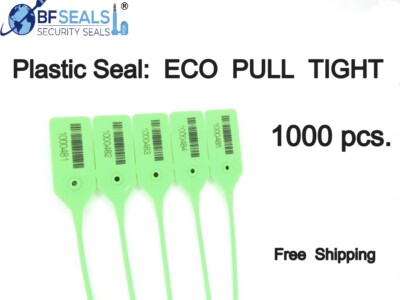Pastic Seals PULL TIGHT, GREEN color, 1000 Pcs, 15 3/4 Inches BF-12PT16 ...