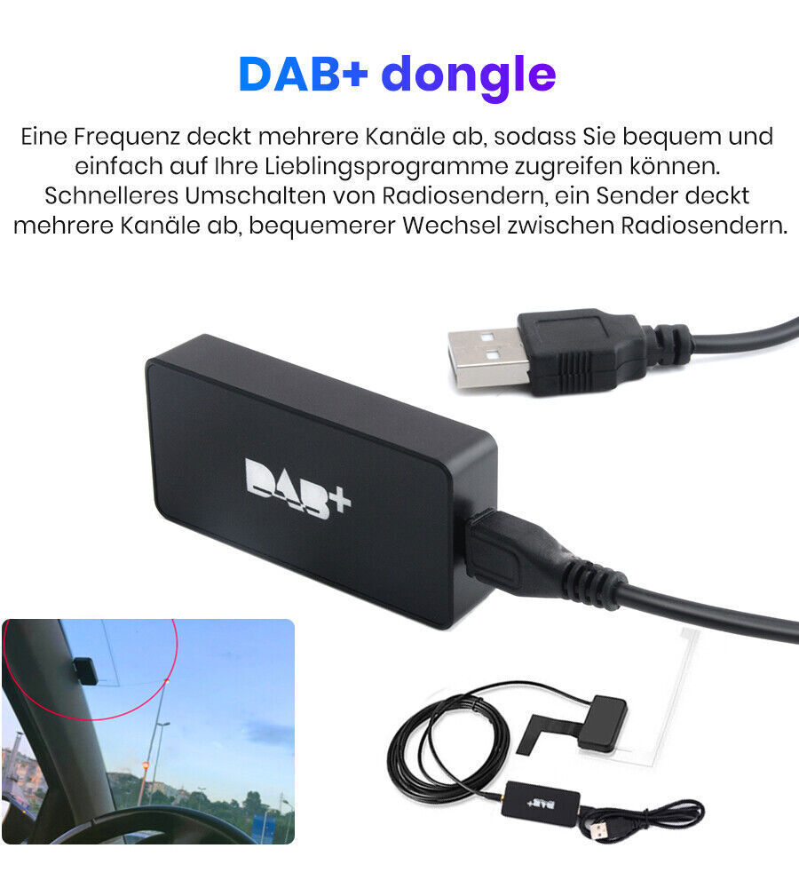 DVR DAB Rear Camera Tire Pressure Monitor Fiber Optic Adapter für ...