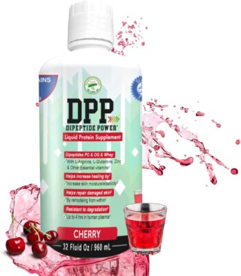 DPP Dipeptide Powder Liquid Protein Supplement Healing Cherry 32 Fl Oz ...