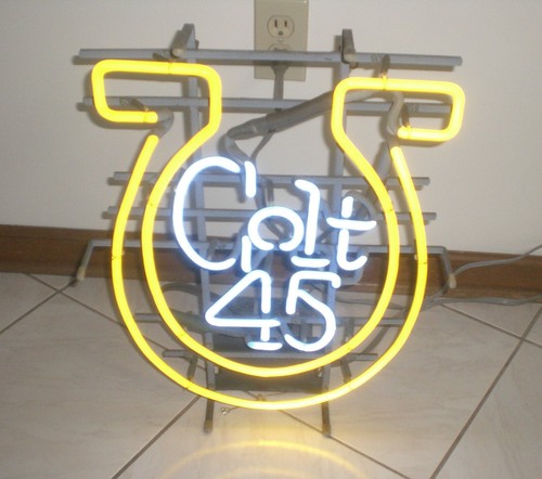 COLT 45 NEON BEER SIGN - VINTAGE - ORIGINAL | eBay