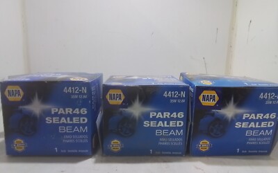 LOT OF 2 NAPA 4412-N SEALED BEAM, CLEAR LAMP (WP26) | eBay