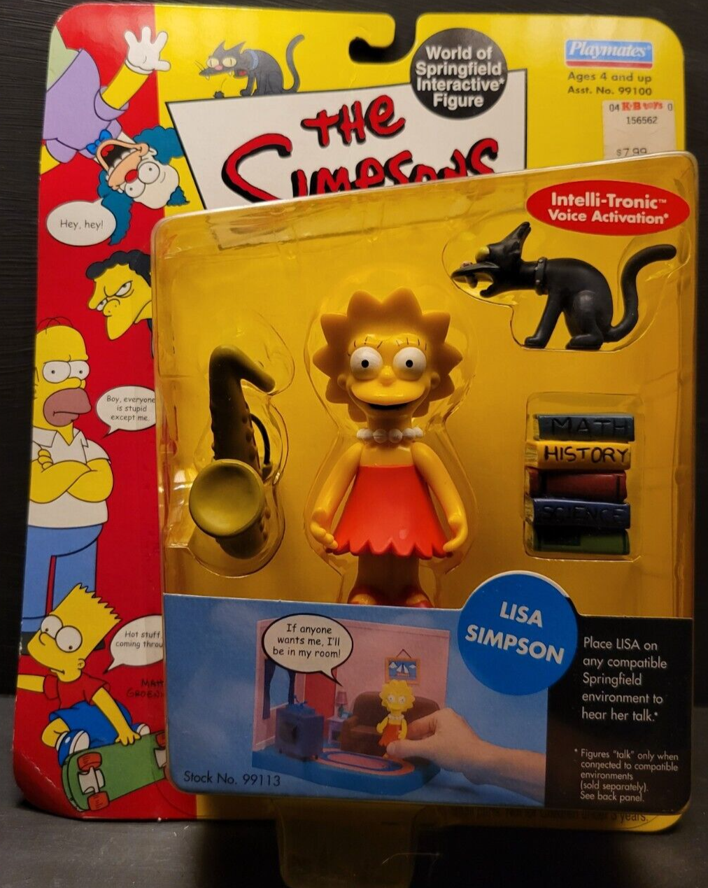 The Simpsons, Lisa Simpson, action figure, series 1, new in box ...