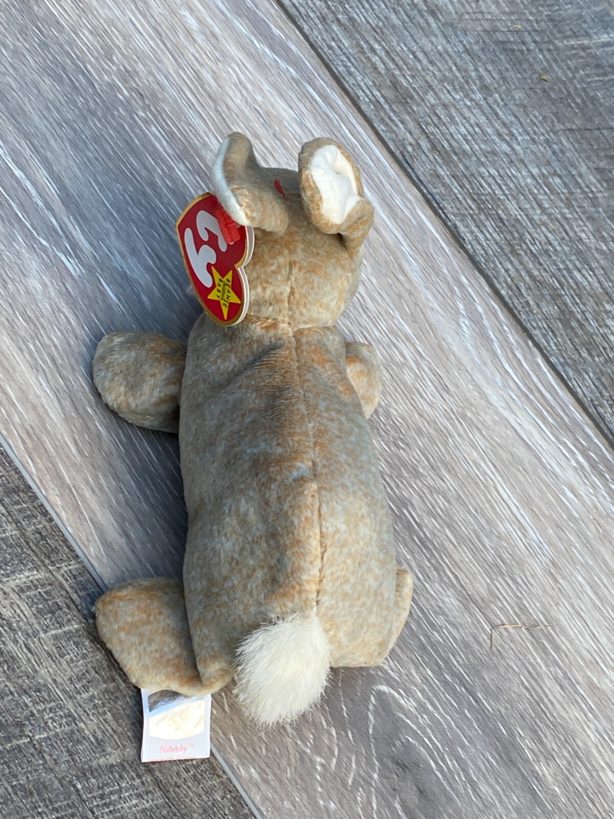 TY Beanie Baby Nibbly The Bunny Retired Stuffed Animal Plush kids ...