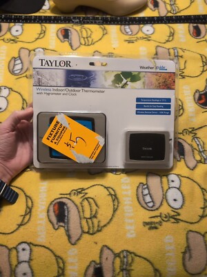 Taylor Weather Guide Wireless Indoor/Outdoor Thermometer With Remote ...