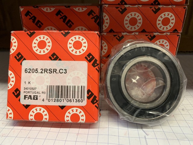 FAG 6205-2rs SKF 6205 2rs FAFNIR 205pp Double Seal Ball Bearing for ...