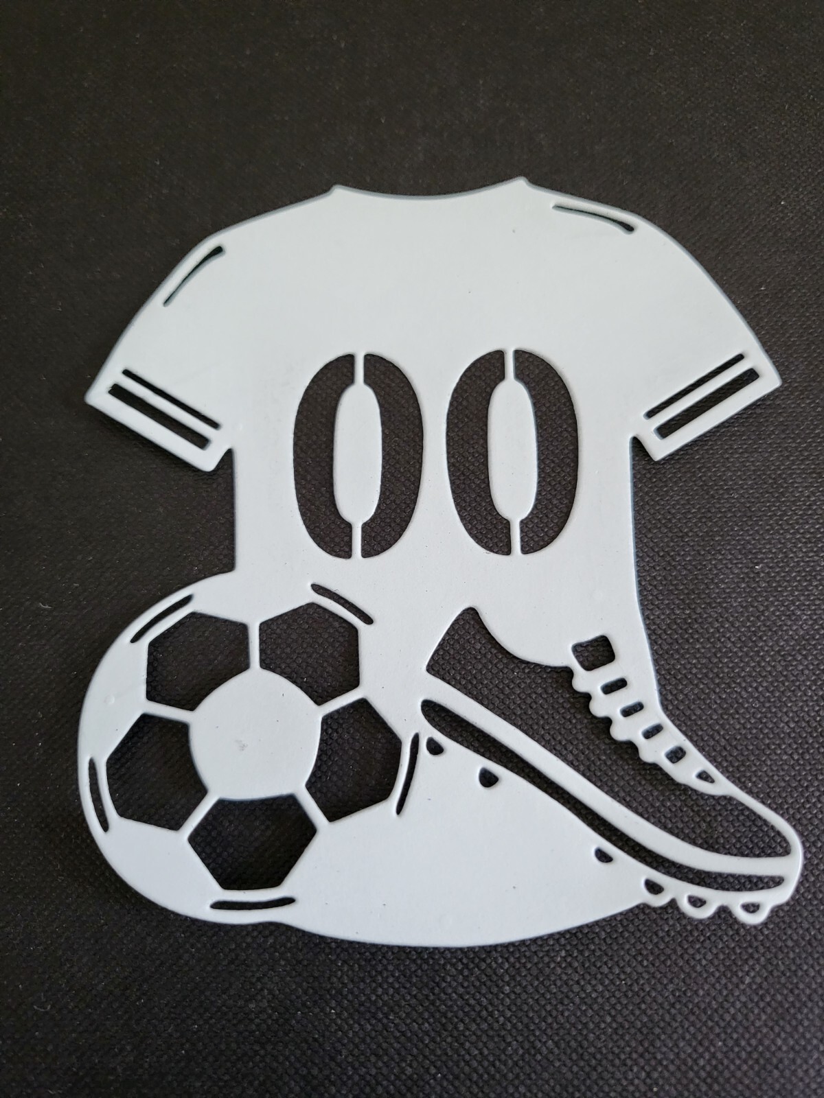 Die Cut cuts card topper football shirt ball boot sport x 4 *Choice of ...