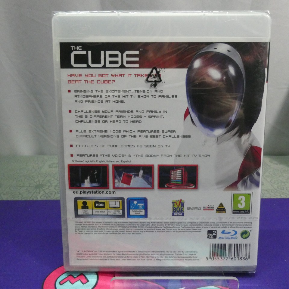 PS3 The Cube (Game Show) Playstation 3 Factory Sealed Fun Box Media ...