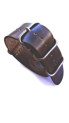A&U strap, 22mm Handmade Vintage Style Nato Leather Strap | eBay