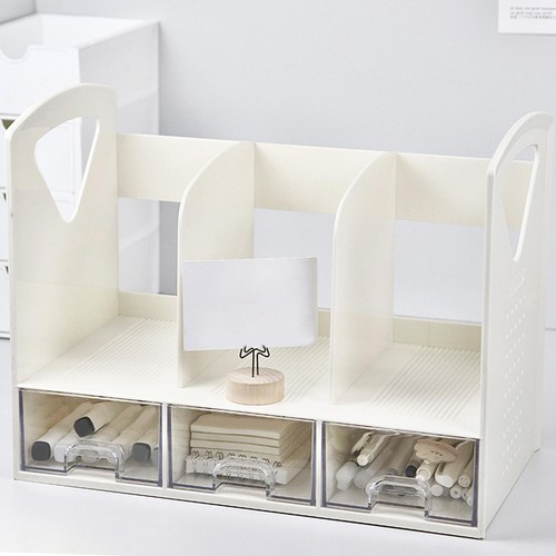 Desk Book Organizer Office Storage Rack for Home Multiuse Save Space ...