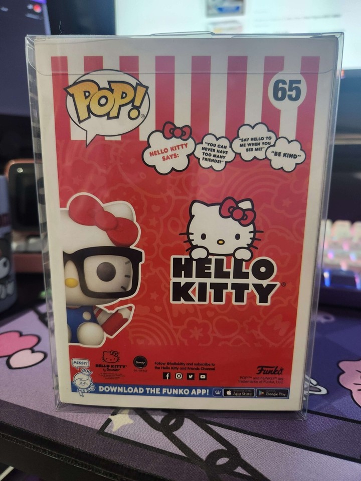 Funko Pop! Vinyl: Hello Kitty - Hello Kitty (Flocked) - FYE (Exclusive ...
