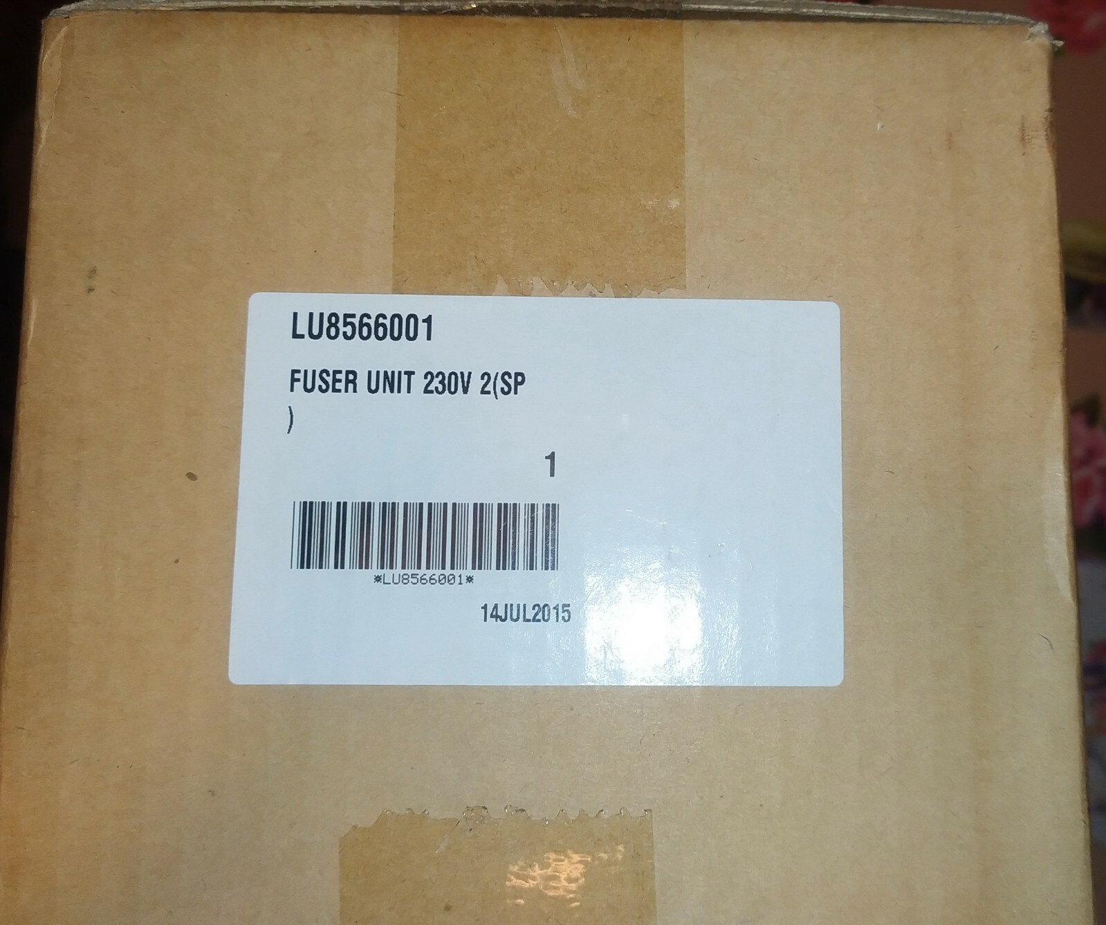 Brother Fuser Unit 230V LU8566001 - 5712505569252 for sale online | eBay