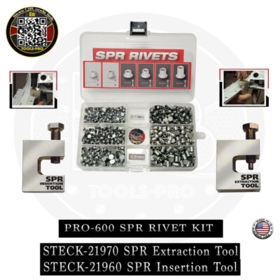 Steck -21960 and 21970 Self-Piercing Rivets Remove and Install Tools ...