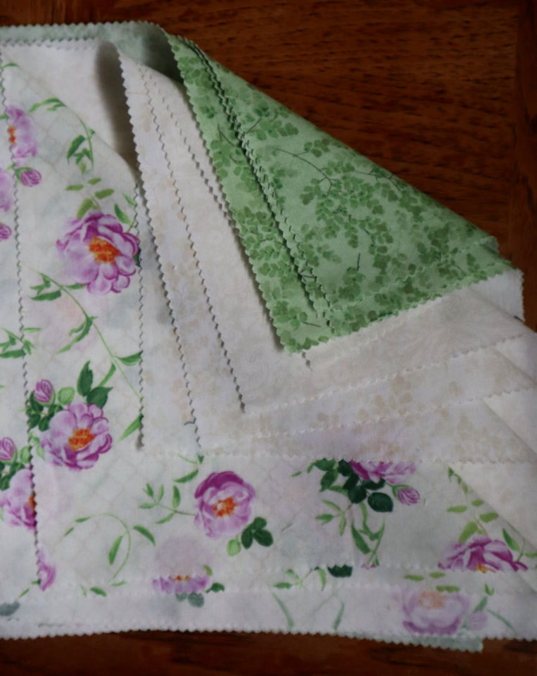 Quilting Layer Cake 10" Blocks Floral Wilmington Flower Study? 32 cuts ...