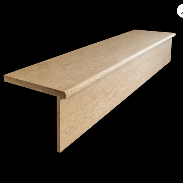 Oak Step And Riser Cladding Kit Staircase |oak Tread And Riser Cladding ...