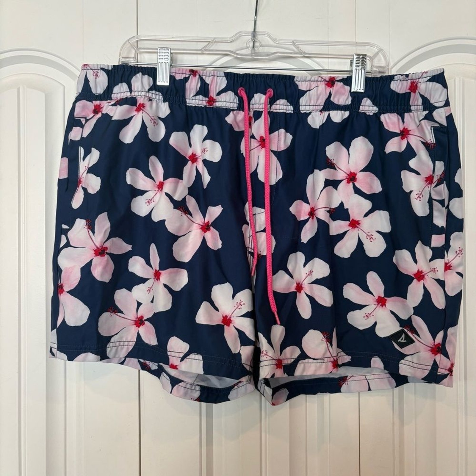 Sperry Navy Floral Swim Trunks Size XL‎ | eBay