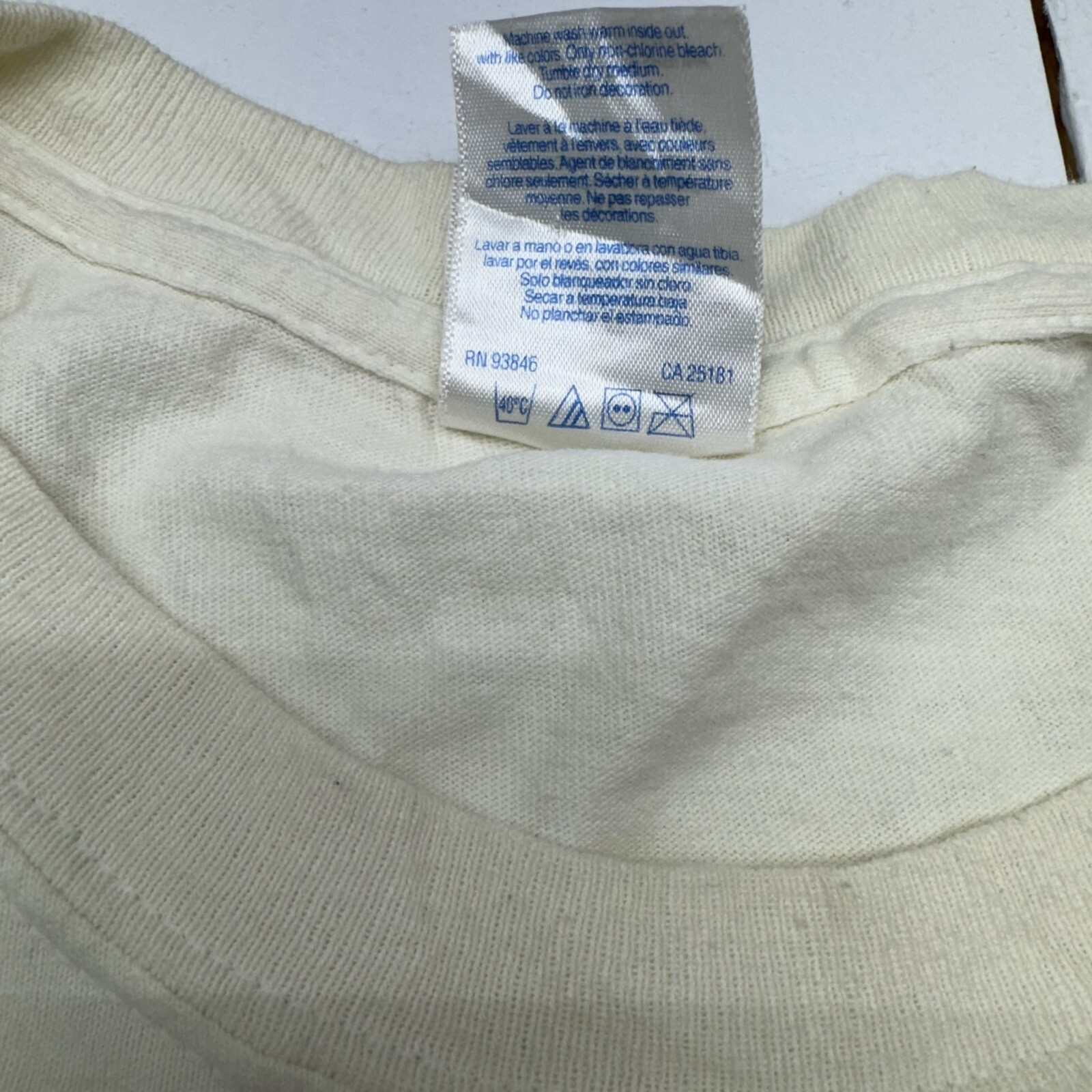 Vintage Gildan Ivory Mustang Classic Muscle Car Graph… - Gem