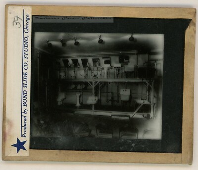 Great Vintage Rare Opticon "Magic Lantern" Glass Slides Lot of 9 ...