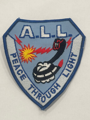Airborne Laser Lab ‘76-‘84 A.L.L. PEACE THROUGH LIGHT UNIT PATCH RARE ...