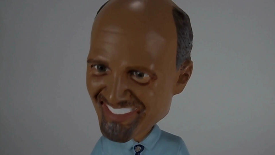 Jim Cramer Mad Money Soundboard Talking Bobblehead Figure NBC DAMAGE | eBay