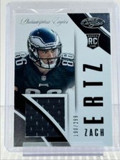Zach Ertz Football Trading Card Checklist