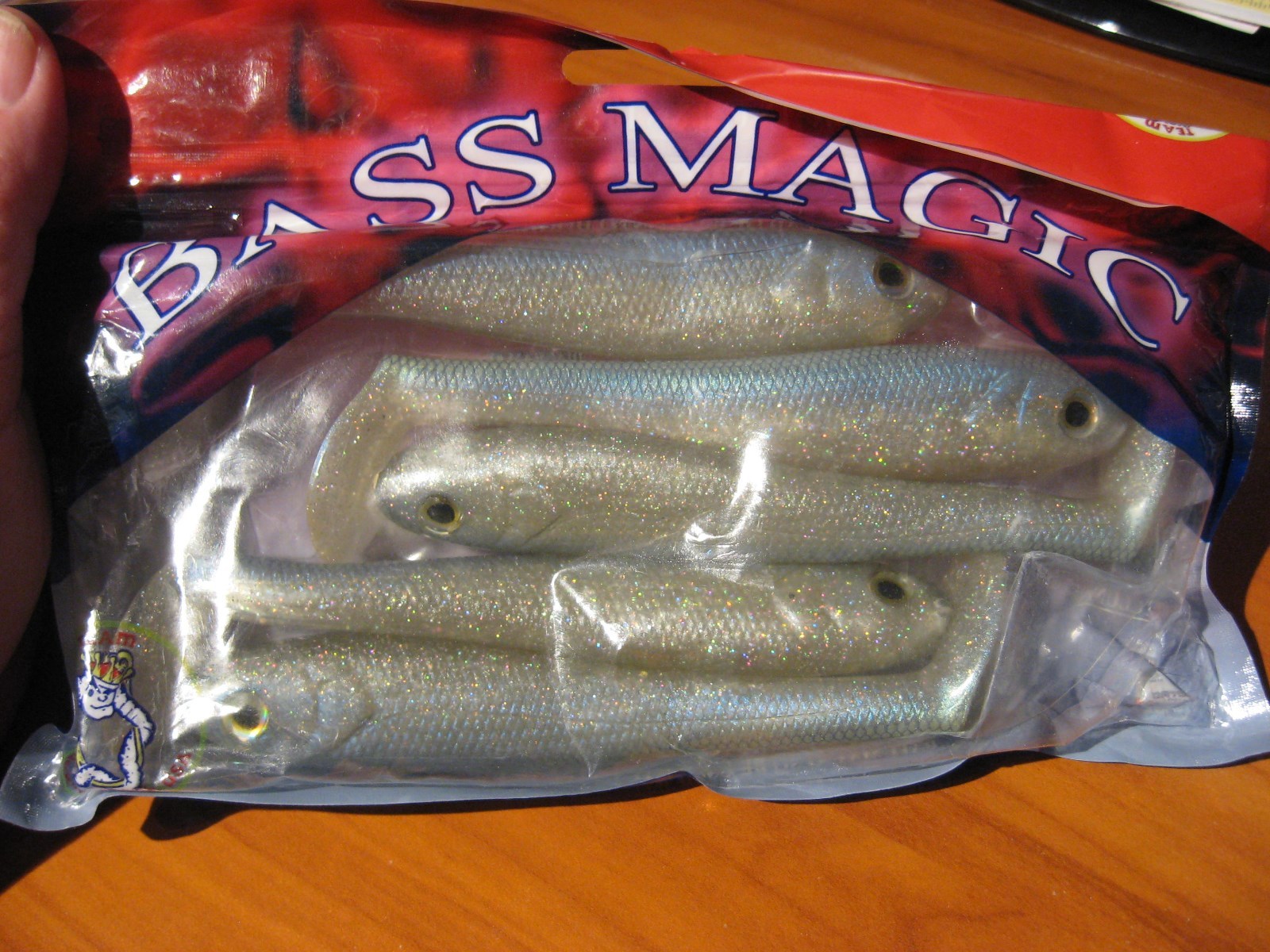 5 Bass Magic Soft Plastic 5 1/2" Swimbait Fishing Lures / Blue Racer ...