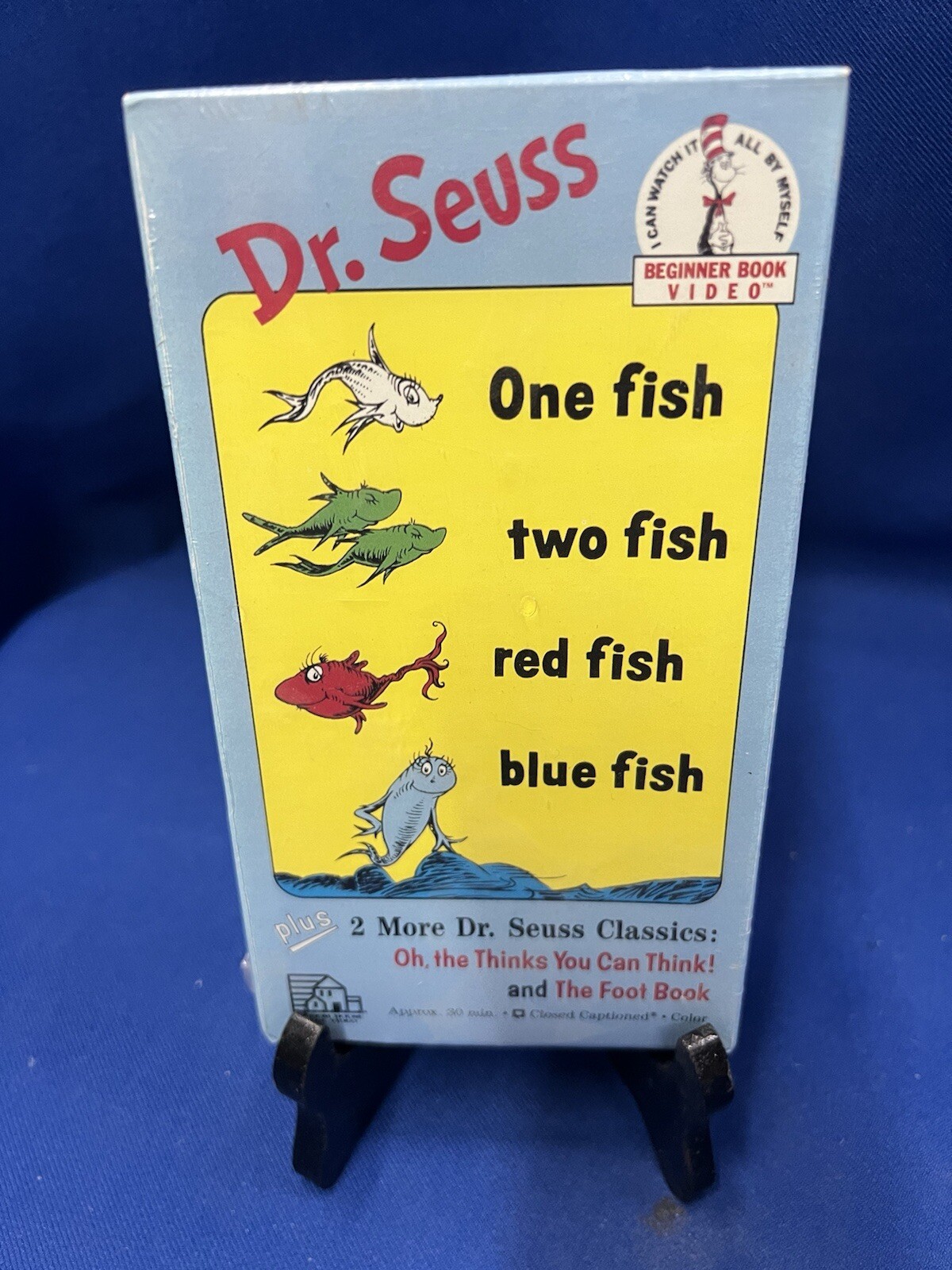 Dr. Seuss One Fish Two Fish Red Fish Blue Fish VHS video tape sealed ...