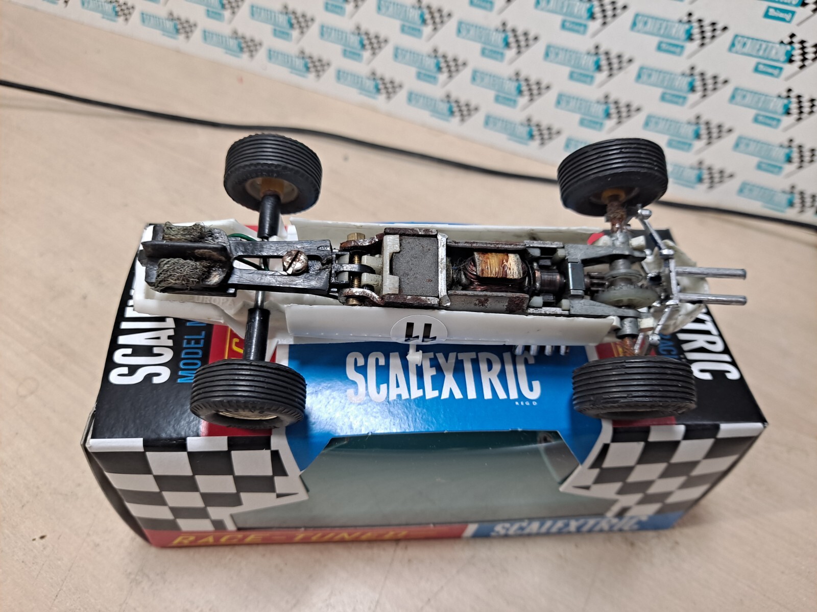 SCALEXTRIC C5 EUROPA VEE N011 POWER SLEDGE NON AEROFOIL X CONDITION ...