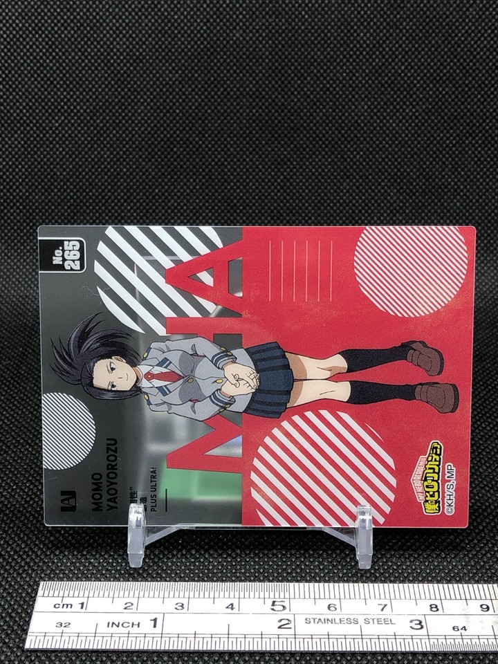 Momo Yaoyorozu My Hero Academia Anime Manga Collectable Clear Card ...