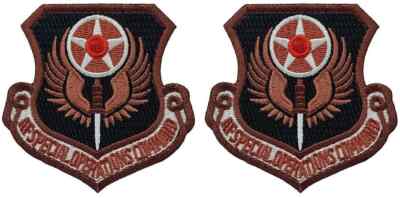 AFSOC Air Force Special Operations Command Tactical Patch 2 piece 3 ...