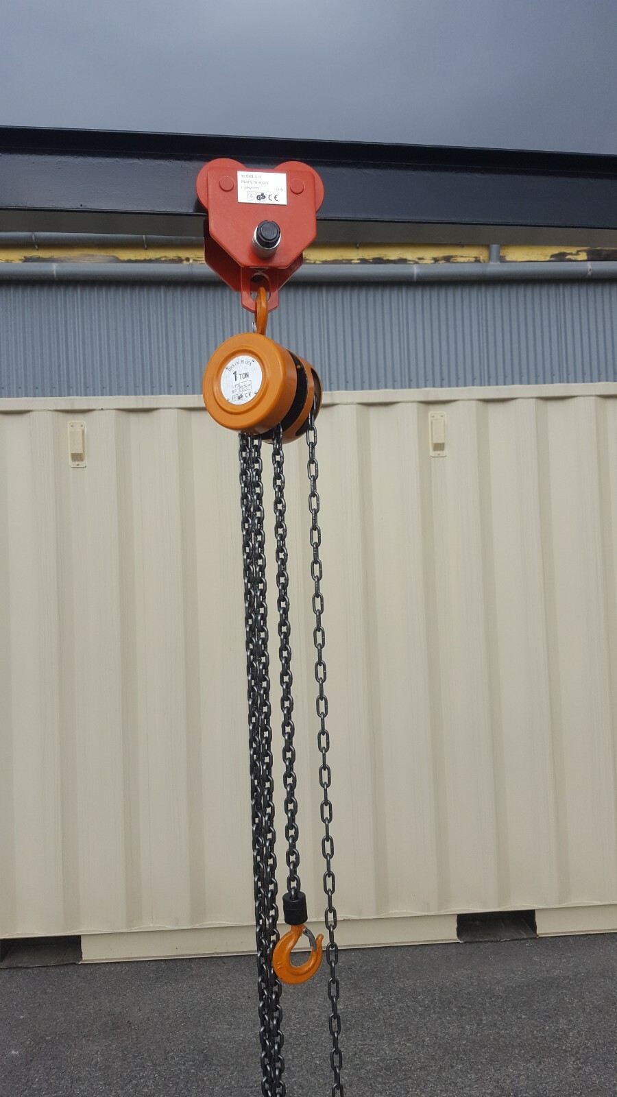 Girder Trolley + Chain Block Kit 1000Kg/1 Ton | eBay Australia