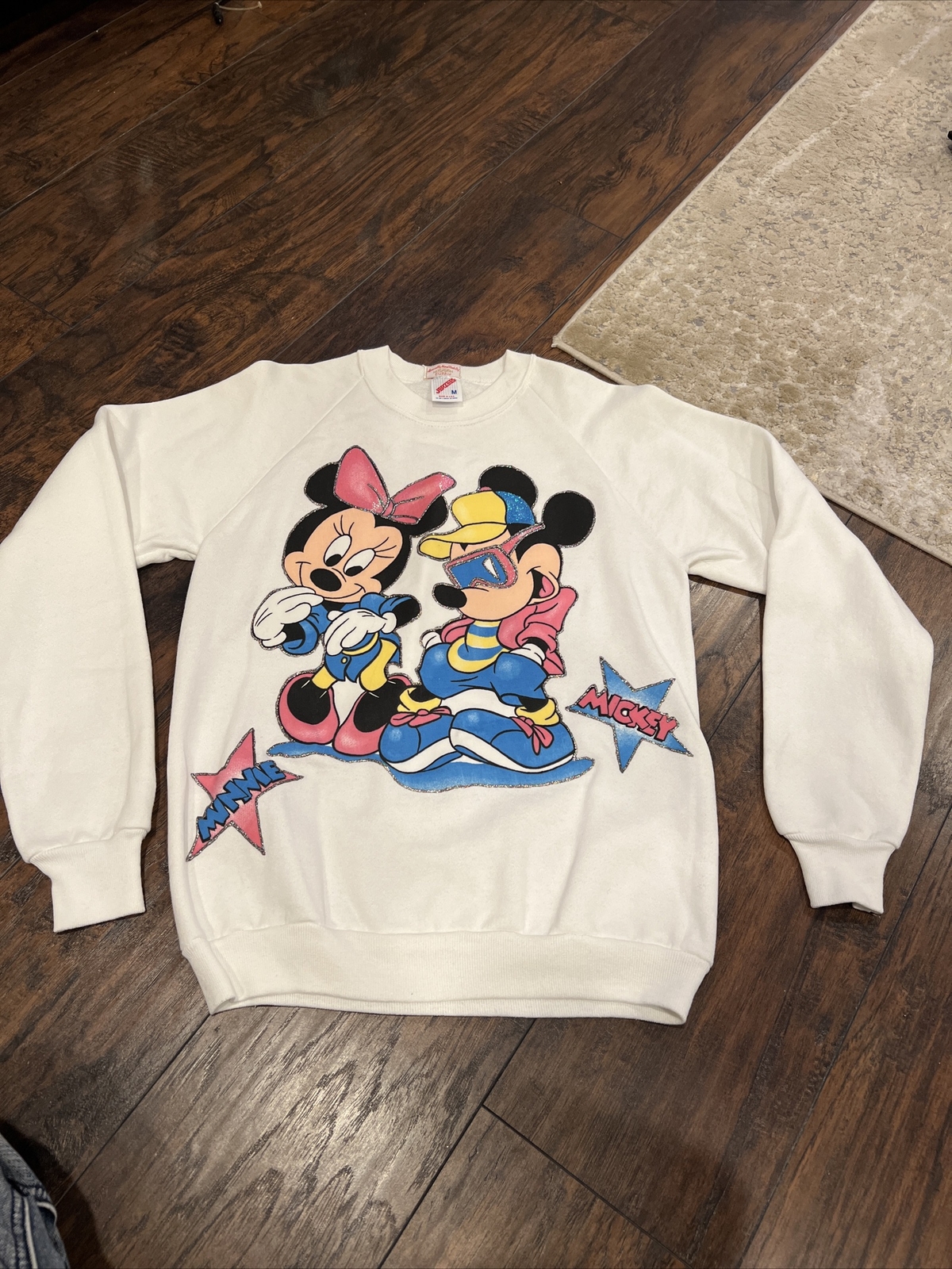 Vintage Disney BOOTLEG MICKEY MINNIE Crewneck Sweatsh… - Gem