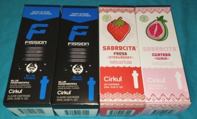 Cirkul Flavor Cartridges Fission Blue Magic & Sabrocita Guava ...
