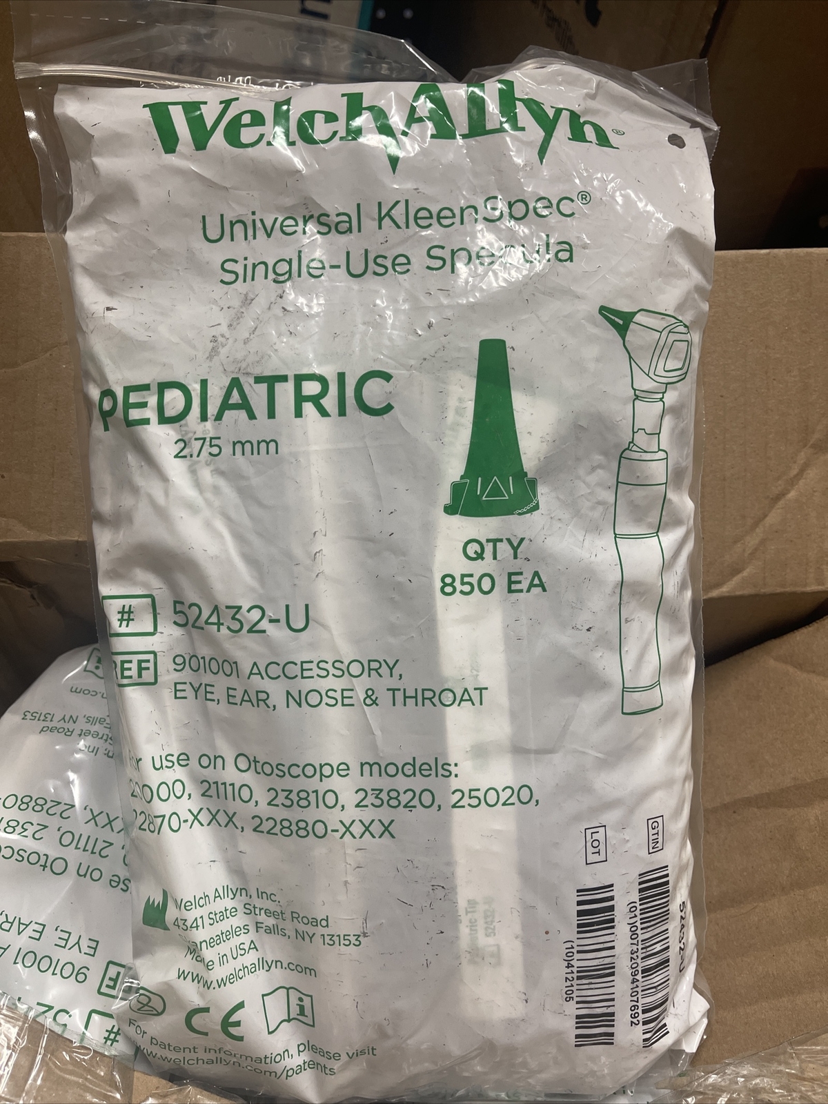 Welch Allyn Universal Kleenspec Pediatric Disposable Ear Specula 850 | eBay