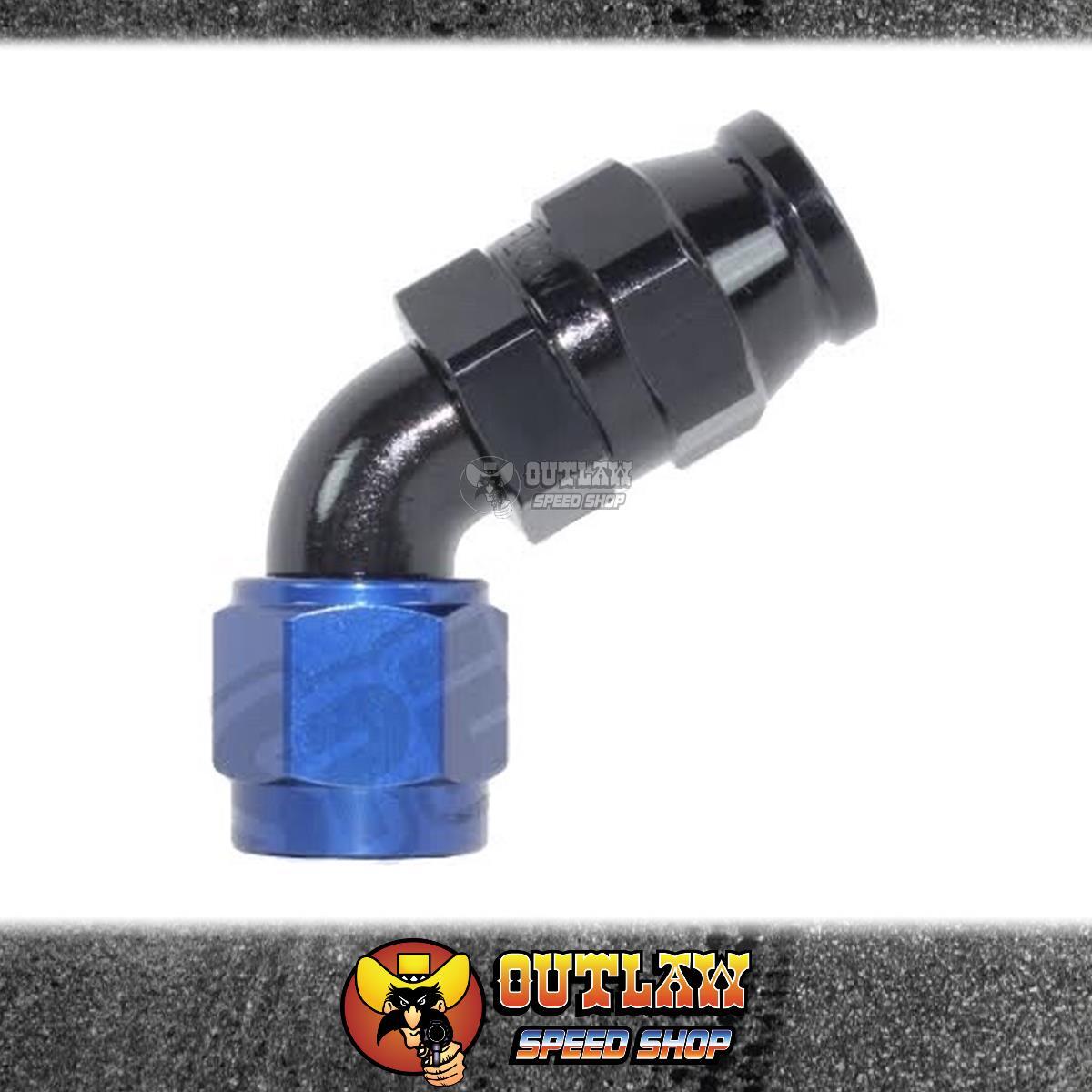 SPEEDFLOW 200 SERIES 60° ALUM HOSE END -8 BLUE/BLACK - SF208-08-D | eBay