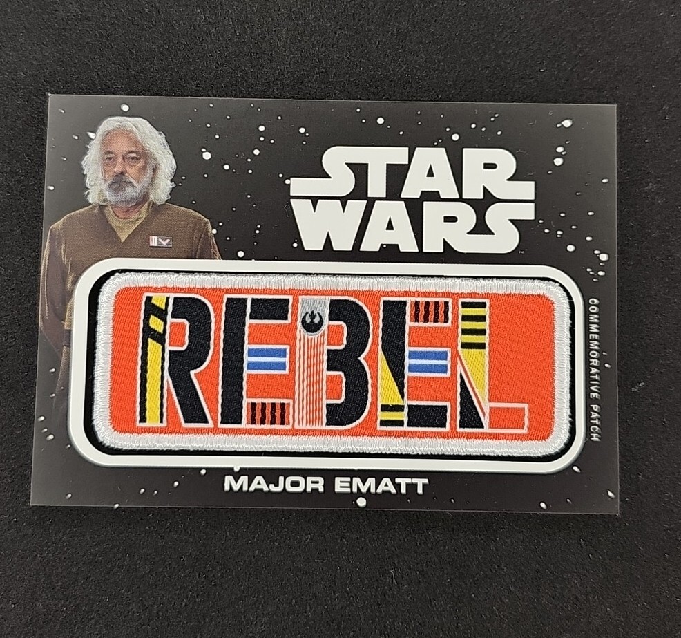 Star Wars Journey To Skywalker MAJOR EMATT REBEL PATCH Card Memorabilia ...