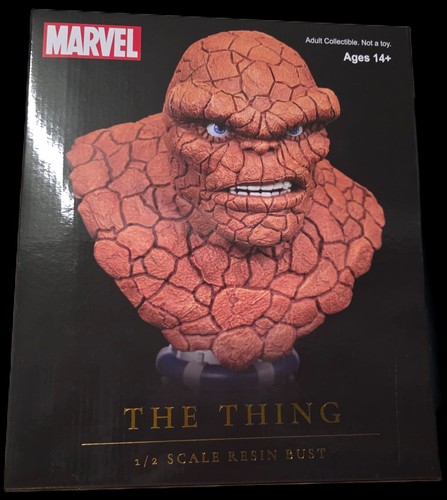 The Thing Busto 25 Cm Marvel Legends Fantastic Four 1/2 Scale Diamond ...