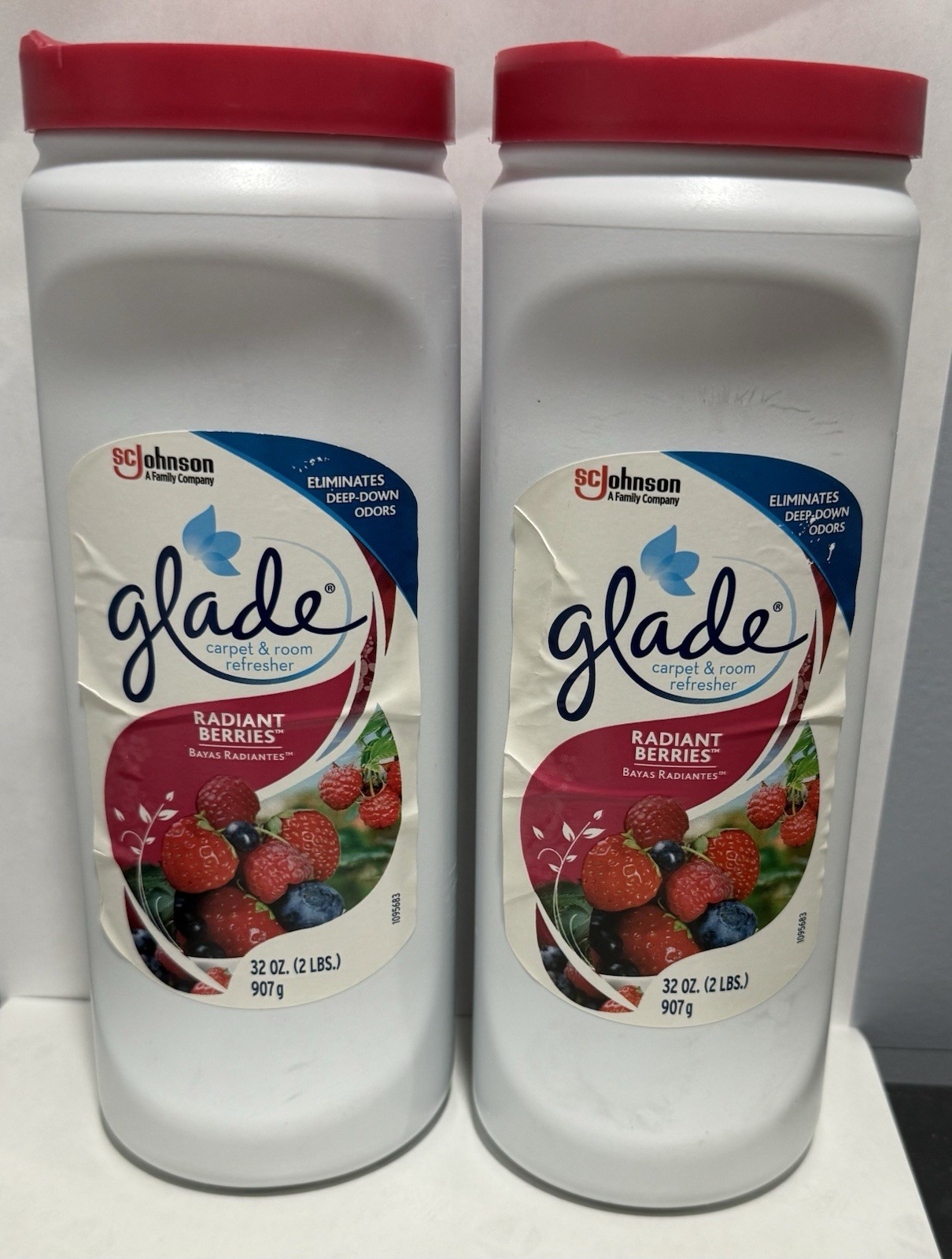 2 Pack Brand New! Glade Carpet & Room Refresher Radiant Berries, 32 oz ...